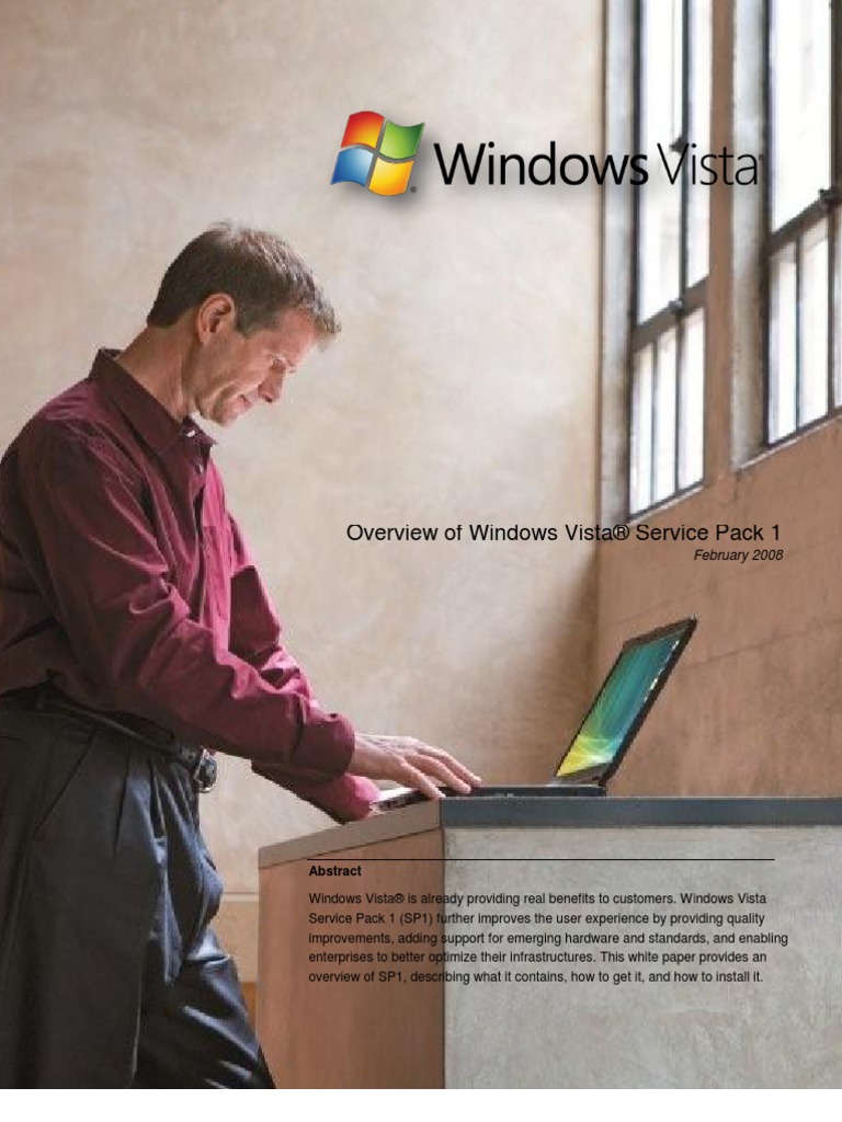 Overview of Windows Vista® Service Pack 1: February 2008 | PDF ...