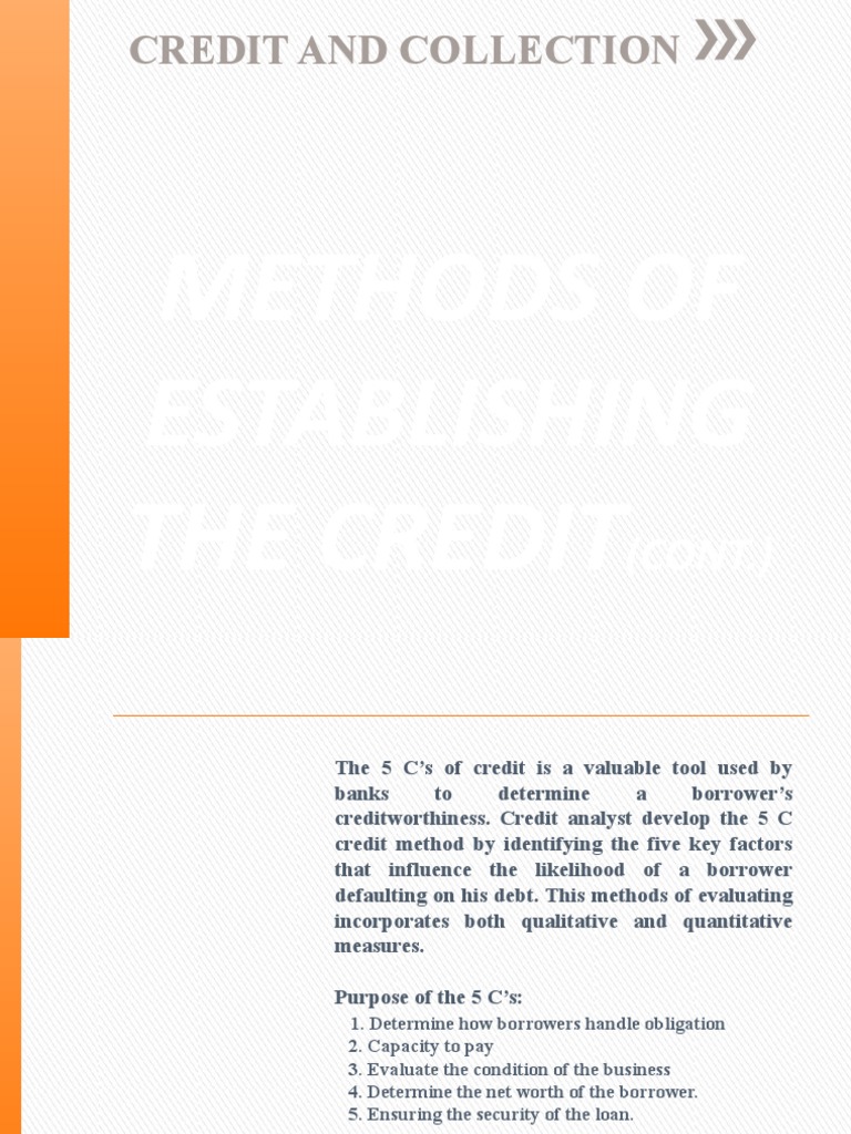 Understanding the 5 C's of Credit | PDF | Finance & Money Management ...