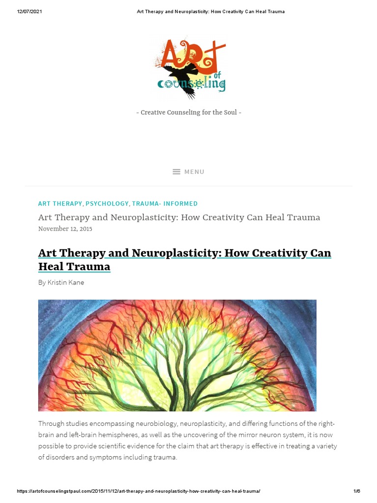 Art Therapy and Neuroplasticity - How Creativity Can Heal Trauma | PDF ...