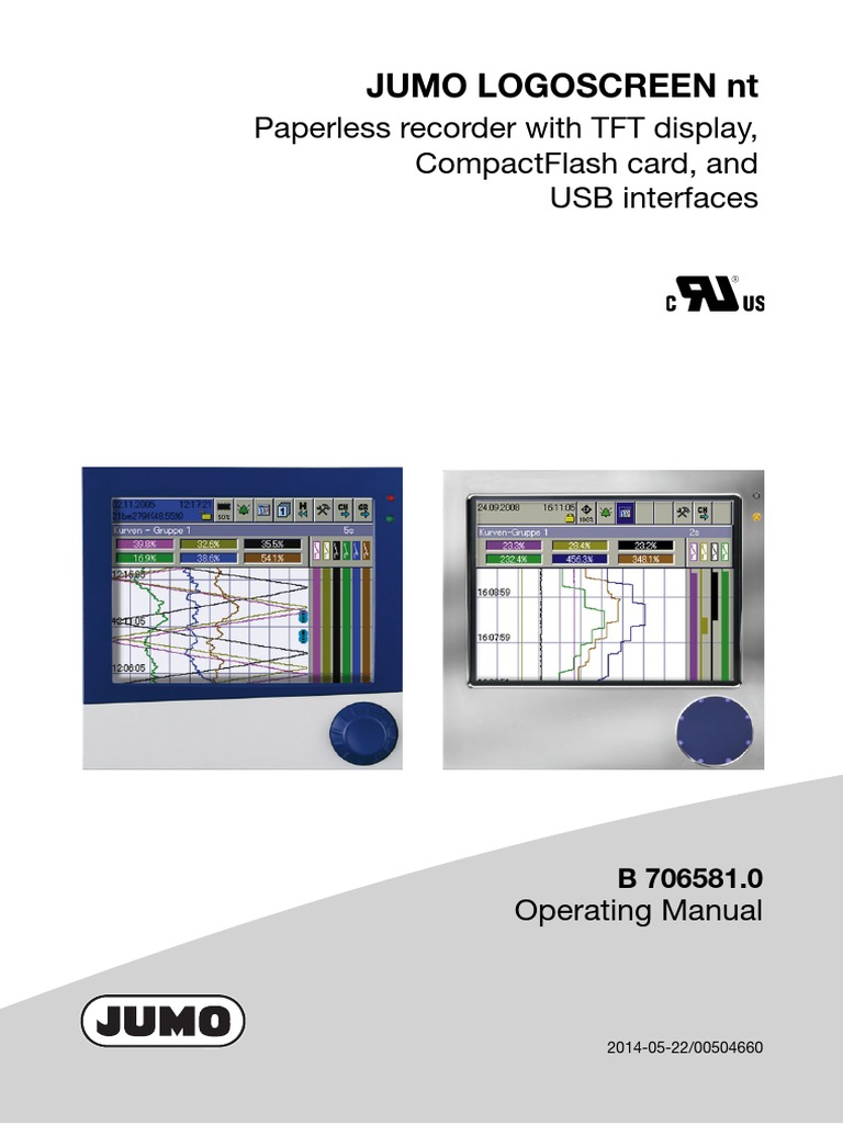 Jumo Logoscreen | PDF | Input/Output | Electrostatic Discharge