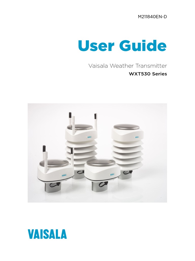 WXT530 Users Guide M211840EN | PDF | Electrostatic Discharge ...