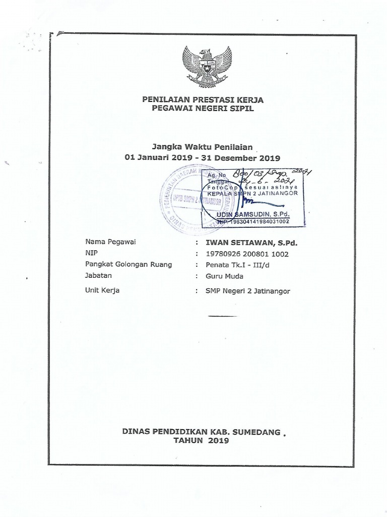 Cover PPK Pns Iwan Setiawan | PDF