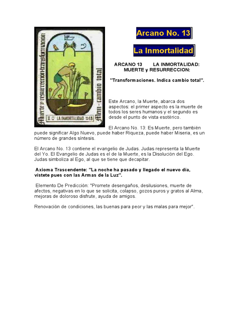 Arcano #13 | PDF