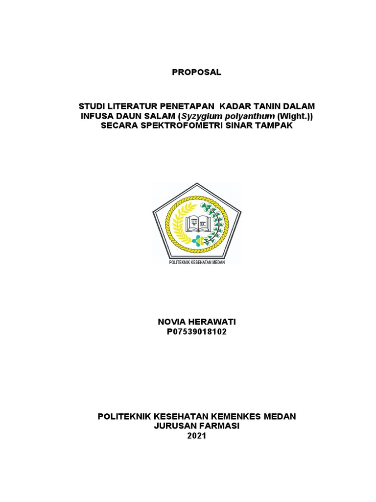 Proposal Kti Novia Herawati | PDF