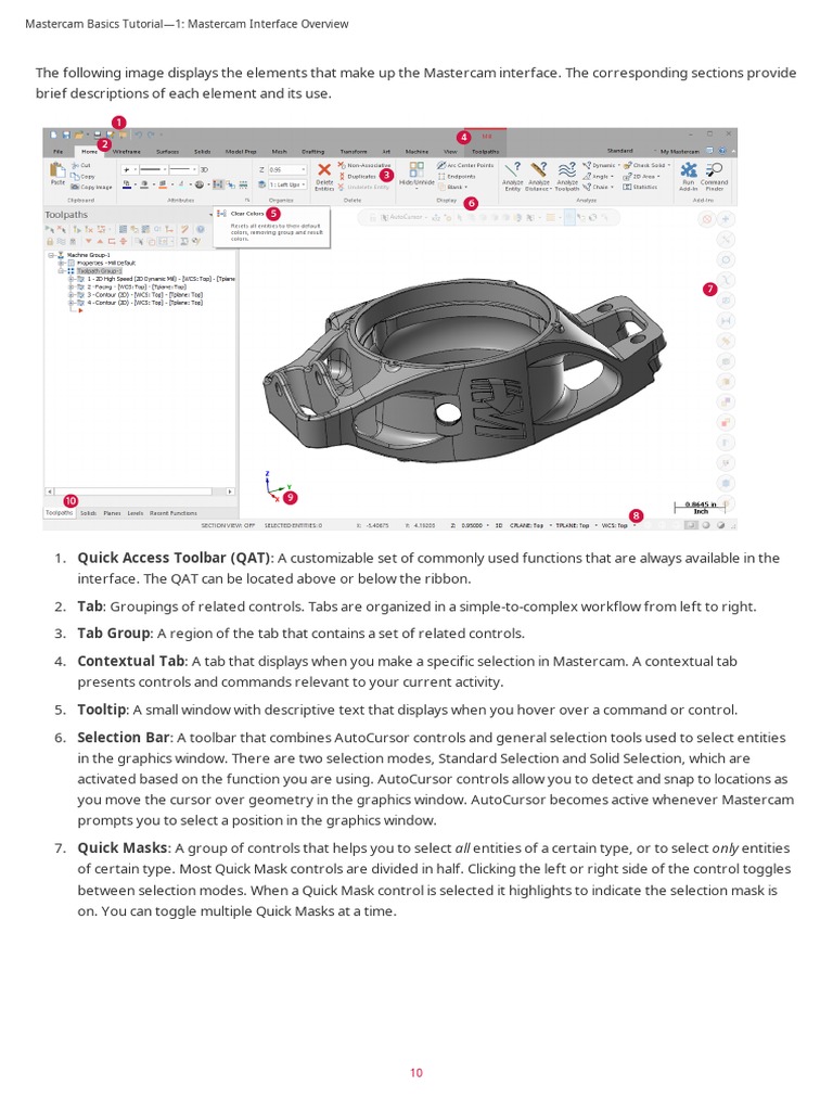 Mastercam 2022 Basics Tutorial - Part4 | PDF | Software | Computing