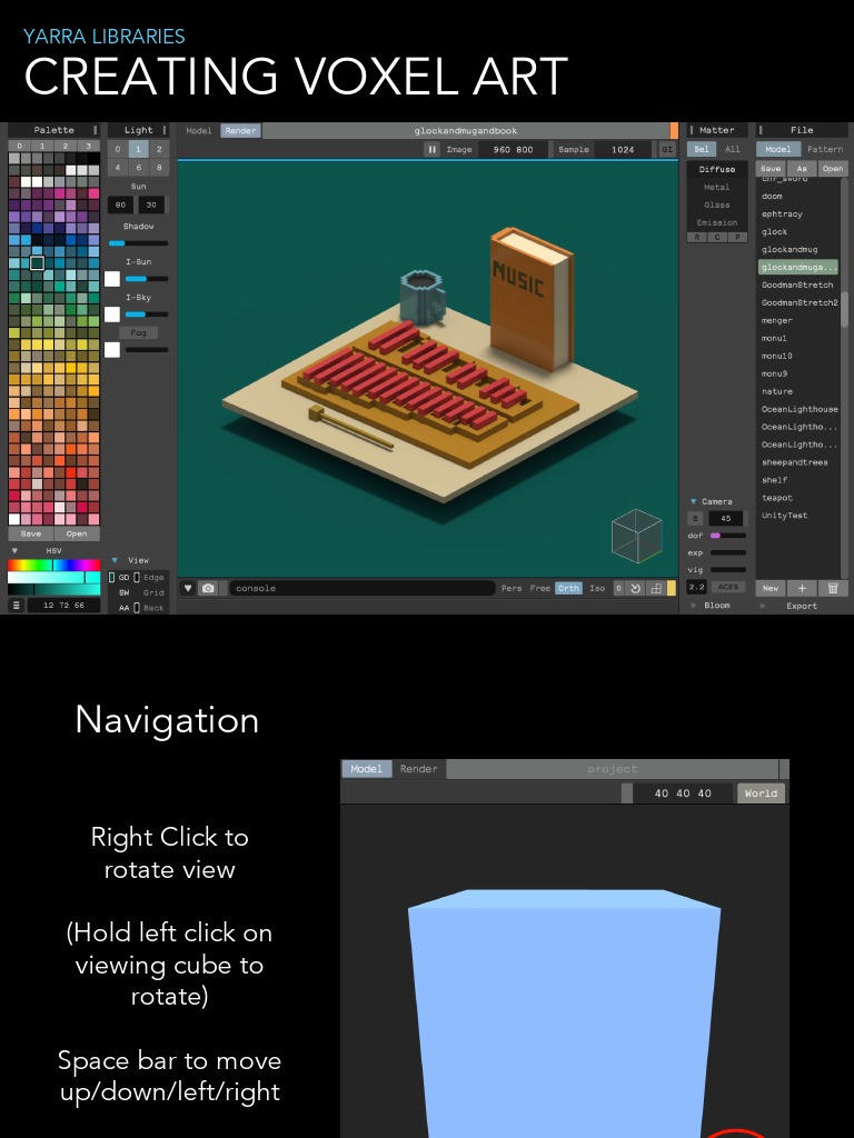 Creating Voxel Art | PDF | Optics | Electromagnetic Radiation