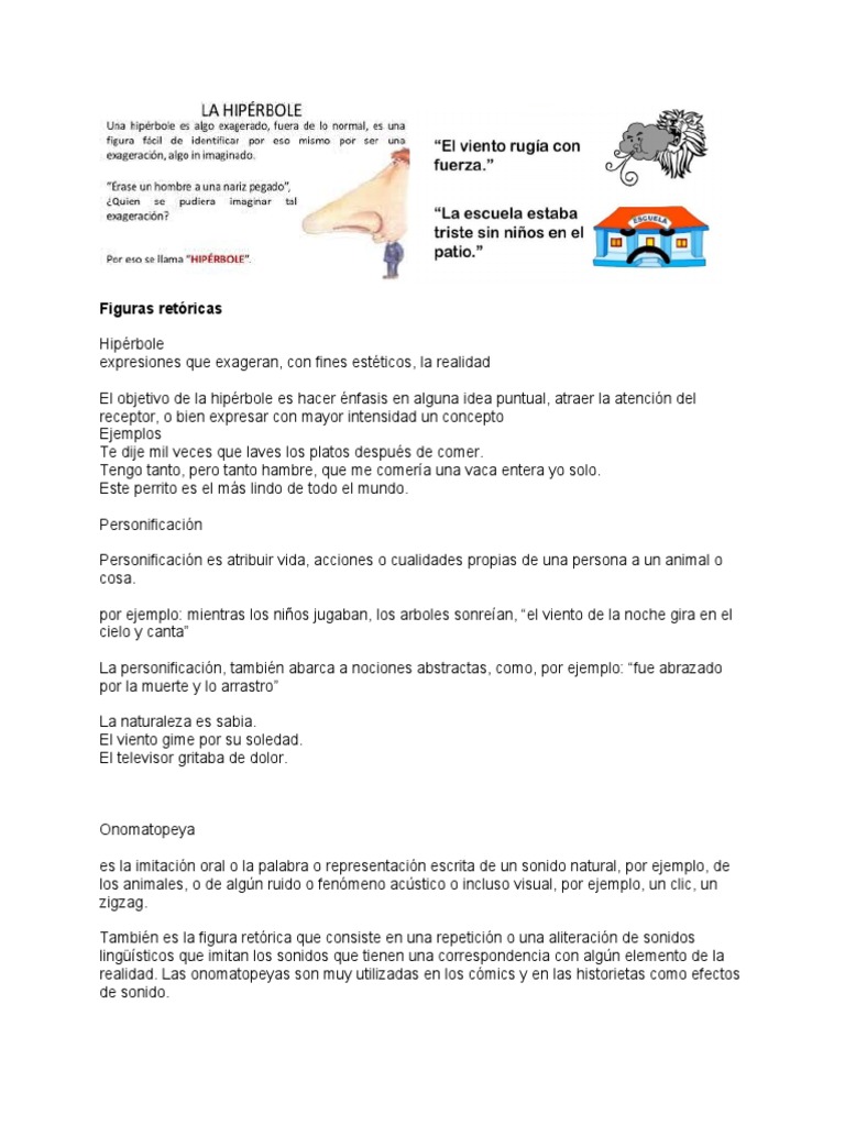 Figuras Retóricas | PDF | Artes del Lenguaje y Comunicación | Poesía
