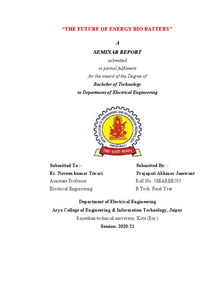 The Future of Bio Battery | PDF | Anode | Cathode