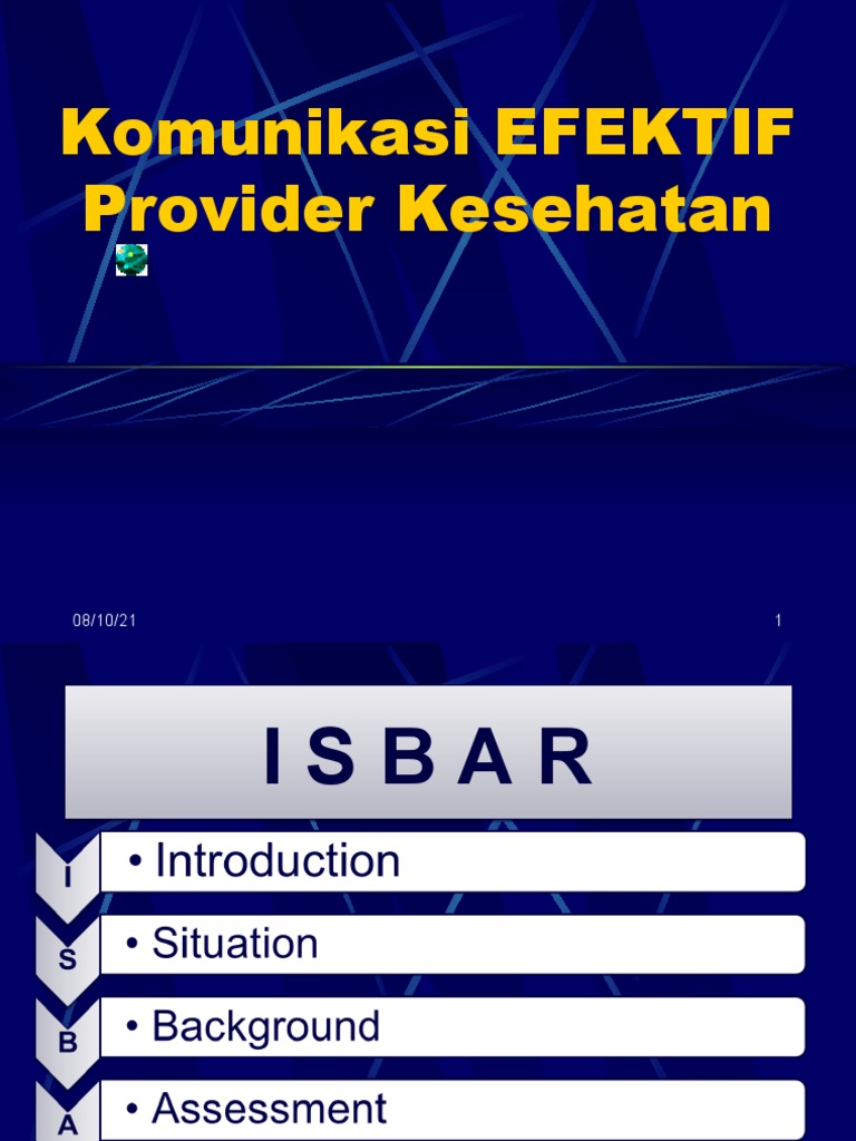 Komunikasi-Efektif SBAR | PDF | Health Care | Psychology