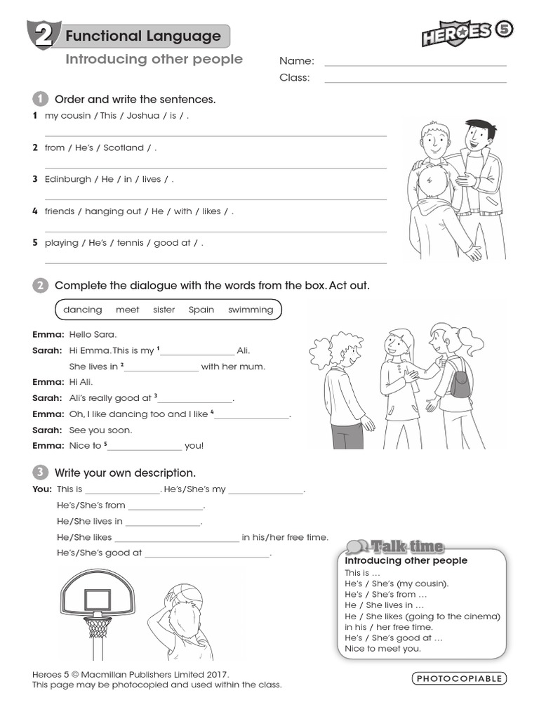 Heroes5 Functional Worksheet 2 PDF | PDF | Language Arts & Discipline