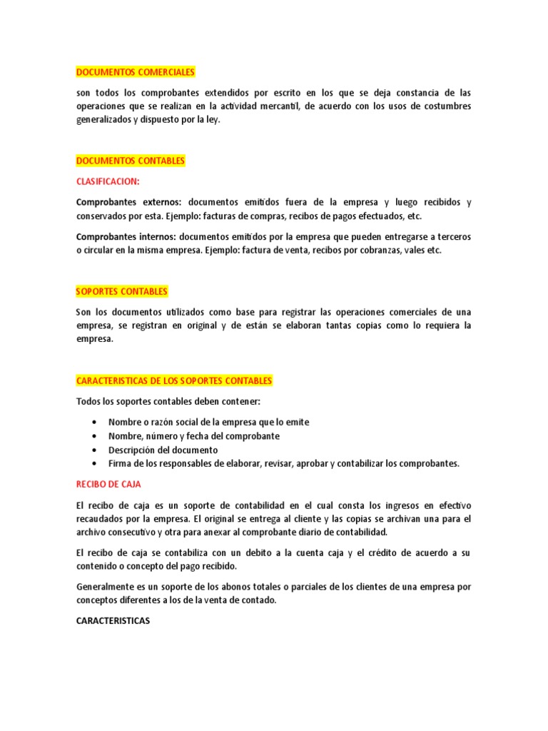 Documentos Comerciales y Titulos Valores | PDF | Contabilidad | Factura