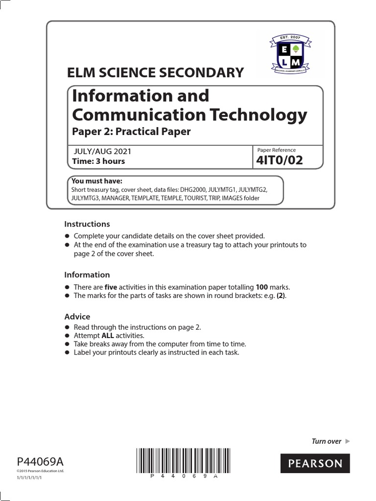 Ict Practical Paper Year 11 | PDF | World Wide Web | Internet & Web