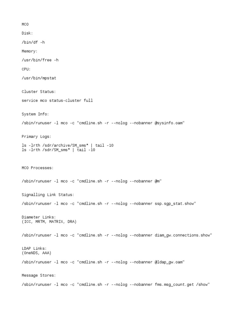 Health Check Command | PDF | Computer Architecture