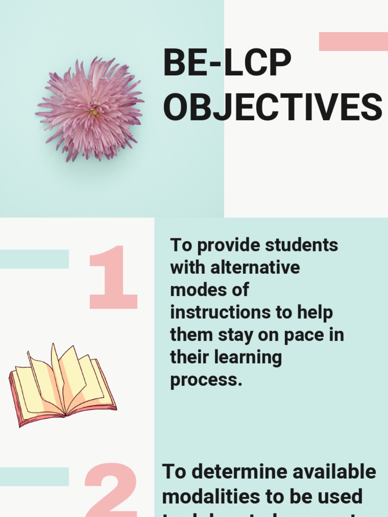 Be-Lcp Objectives | PDF