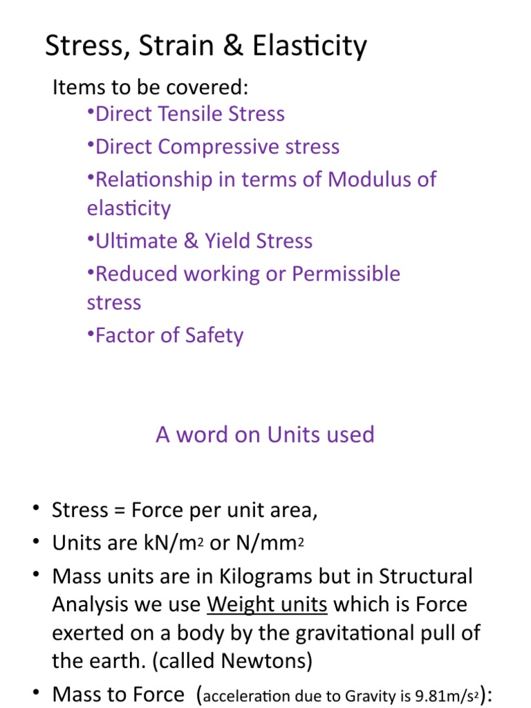 Engineering Stress & Strain Guide | PDF | Force | Elasticity (Physics)