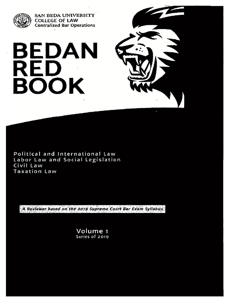 Labor Law (Bedan Red Book 2019) | PDF