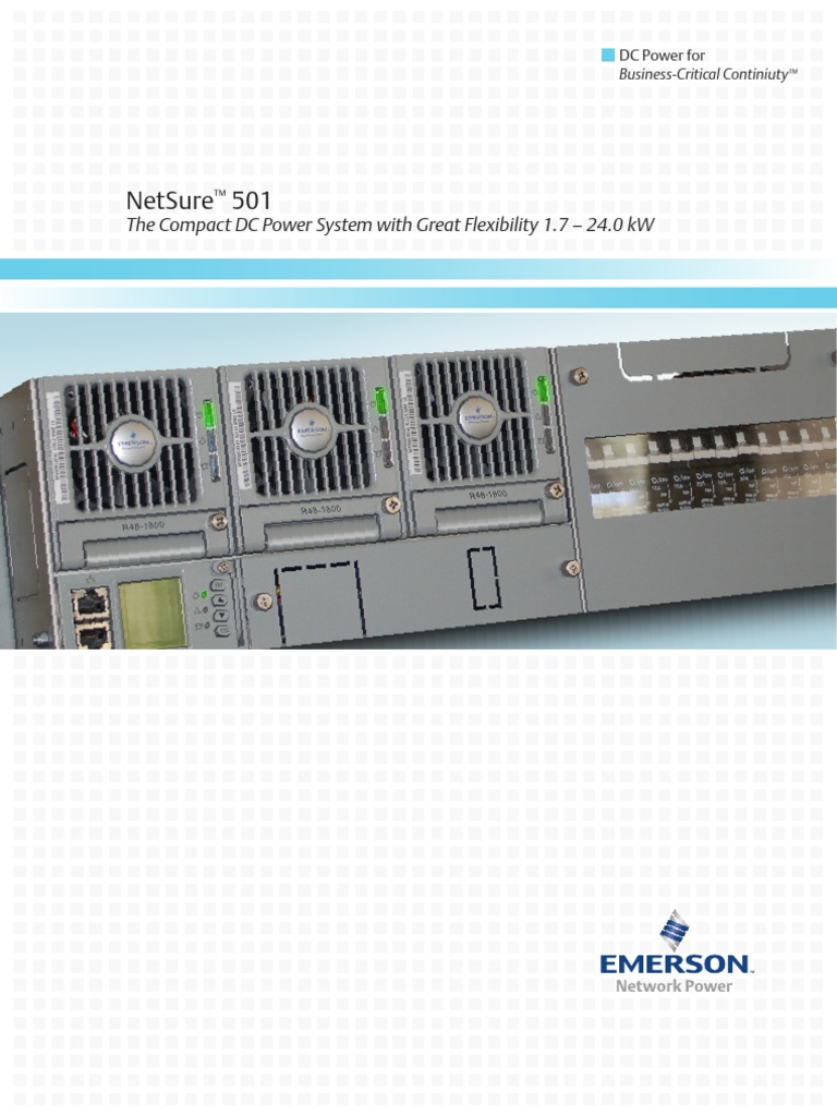 Netsure 501 The Compact DC Power System | Download Free PDF | Rectifier ...