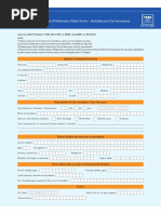 New India Motor Claim Intimation Form | PDF