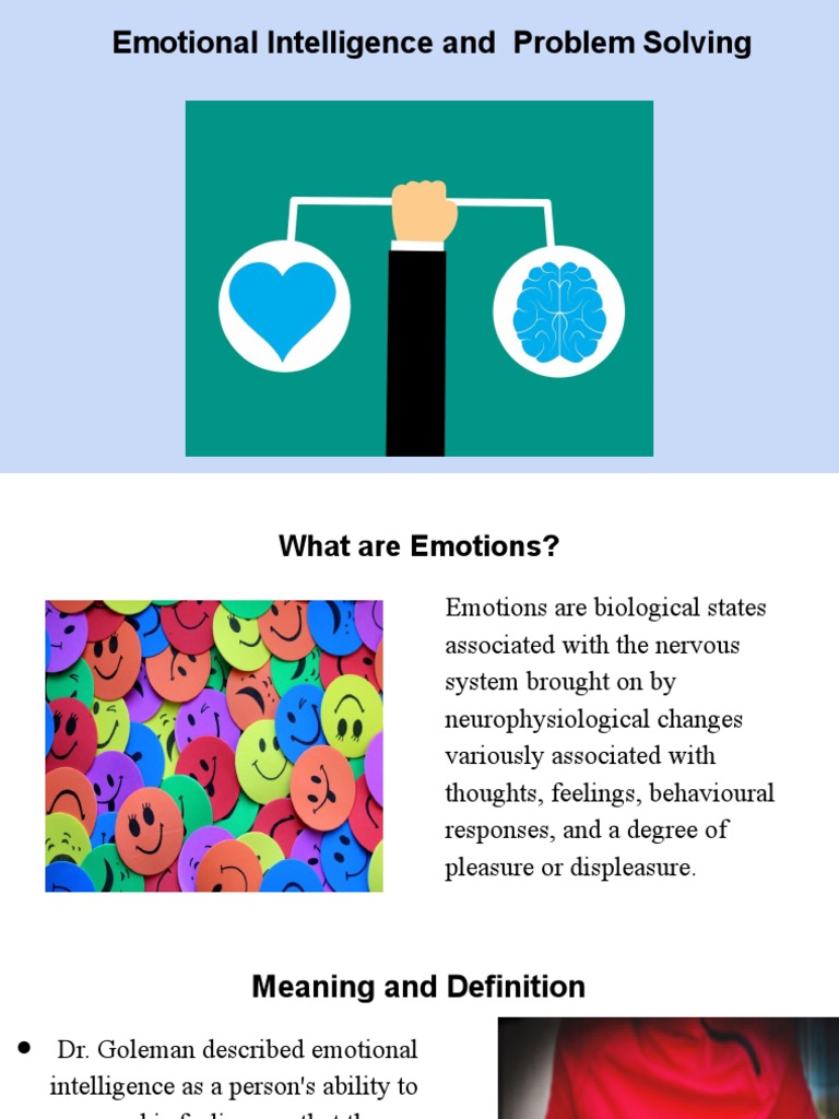 Emotional Intelligence and Problem Solving | PDF | Emotions | Empathy