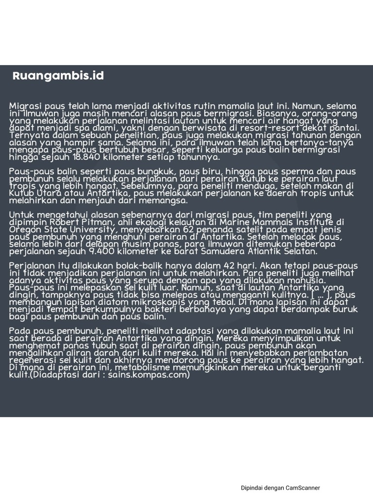 Kuis PBM - Judul Karangan @ruangambis - Id | PDF