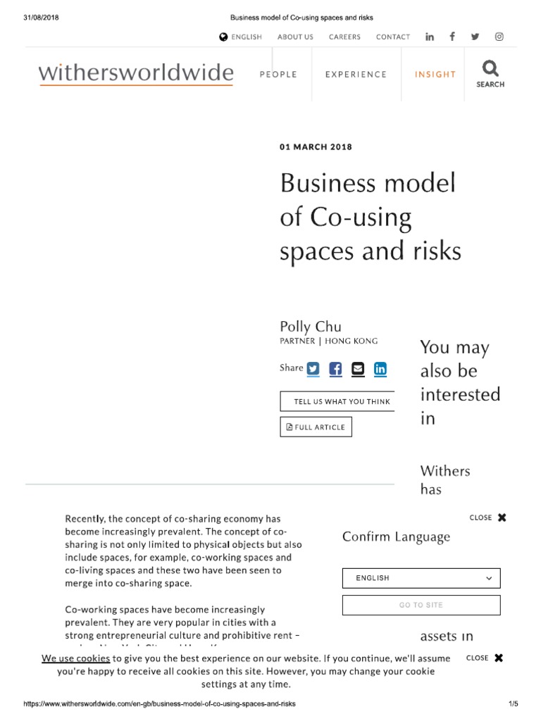 BUsiness Model of Co-Living Spaces | PDF