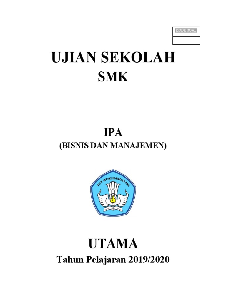 Naskah Soal US IPA Paket SUSULAN | PDF