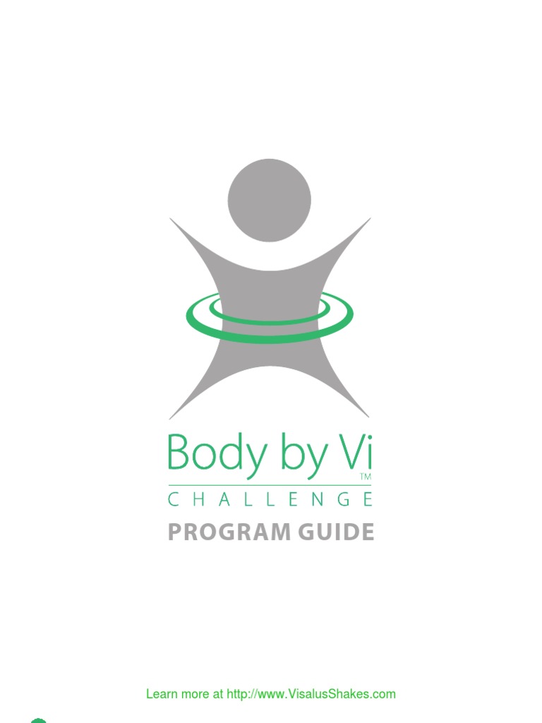Body by Vi™ Program Guide | PDF | Obesity | Body Mass Index