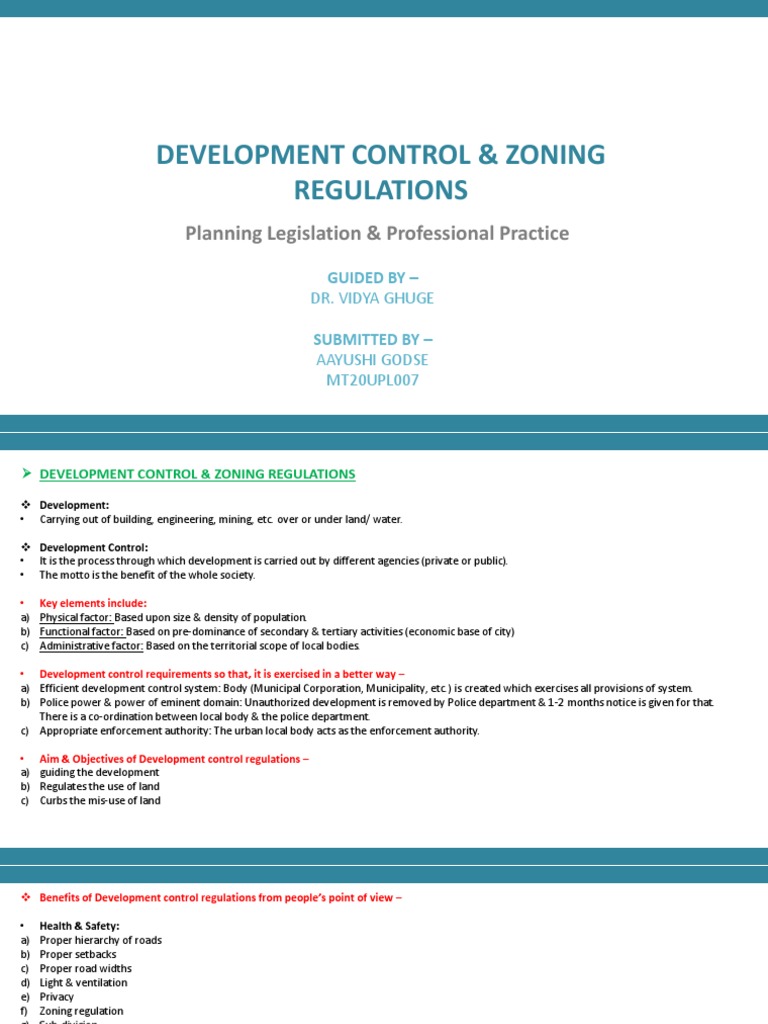 Development Control & Zoning Regulations | PDF | Building | Kitchen