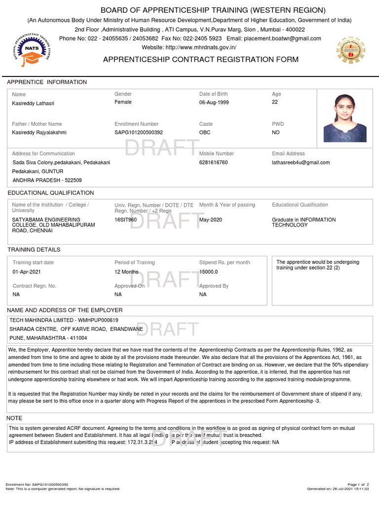 ACRF | PDF | Apprenticeship | Employment