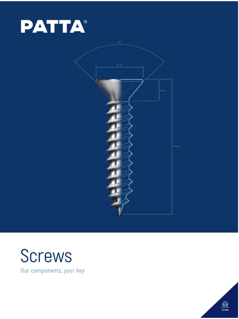 PATTA Screws Cat2018 - 1 | PDF | Screw | Tools