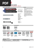 Hilti HIT-HY 270 Technical Data Sheet | PDF | Brick | Mortar (Masonry)
