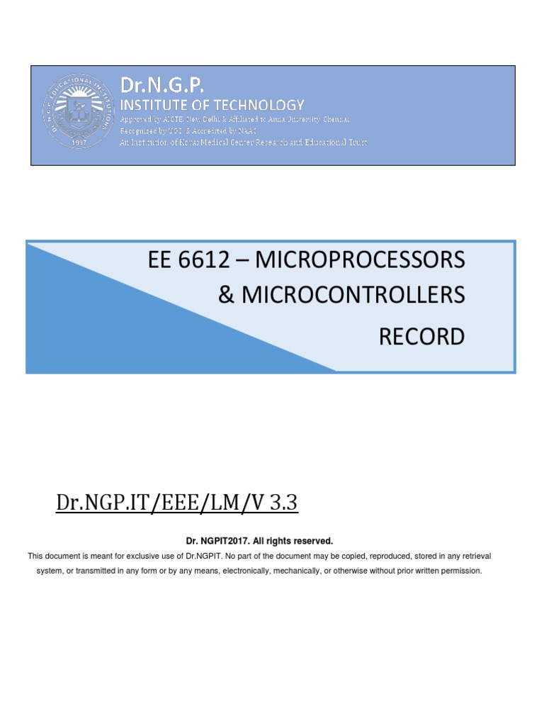 MPMC RECORD FINAL PRINT Eee | PDF | Electric Motor | Subtraction