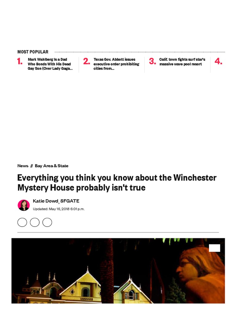 Debunking the Winchester Mystery House Myth | PDF