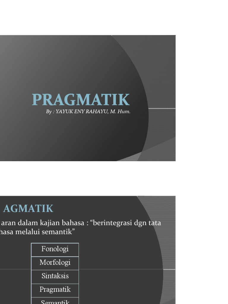 Pragmatik | PDF