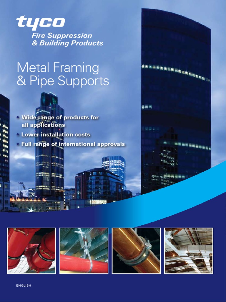 TYCO FS&BP Metal Framing Catalogue | PDF | Galvanization | Pipe (Fluid ...