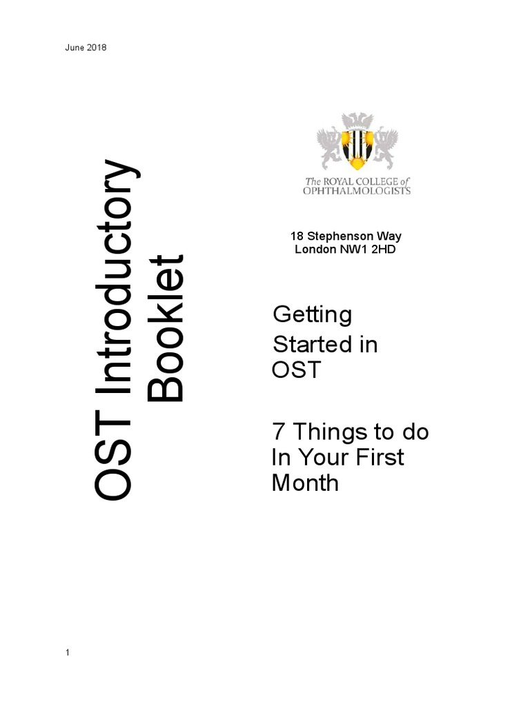 Document - Rcophth - Guide To Ost | PDF | Ophthalmology