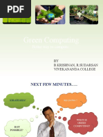 How Green Computing Can Benefit Schools - Spaces4Learning | PDF | Computing