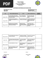 Sample PMCF Sy 2021 2022 | PDF | Learning | Teachers