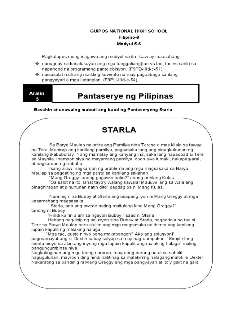 Module 5-6 Grade 9 | PDF