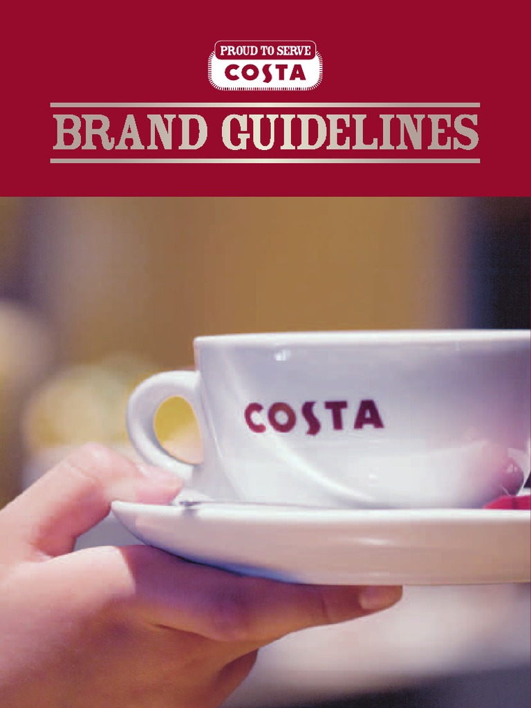 Costa Brand Guidelines | PDF | Brand | Coffee