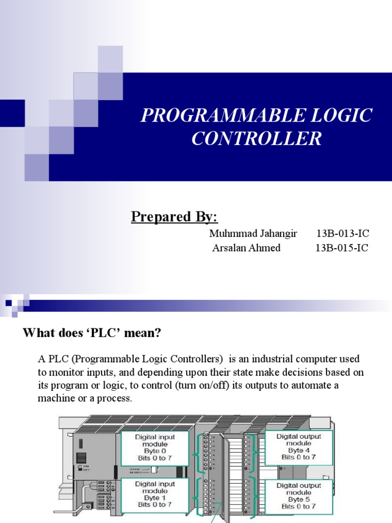 Programmable Logic Controller | Descargar gratis PDF | Programmable Logic Controller | Input/Output