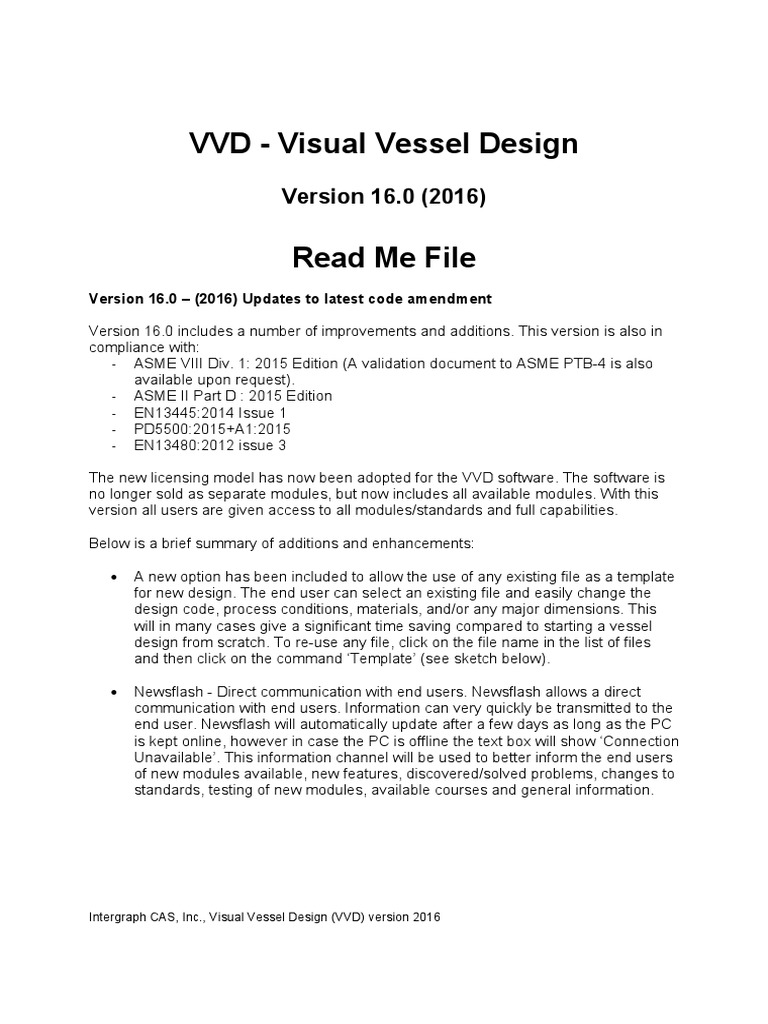VVD 2016: Updates and Features Overview | PDF | Stress (Mechanics ...