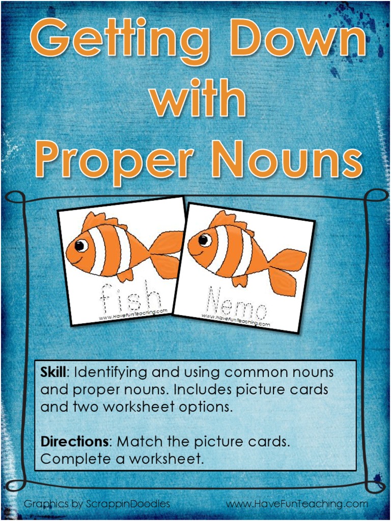 Skill: Identifying and Using Common Nouns | PDF | Linguistics ...