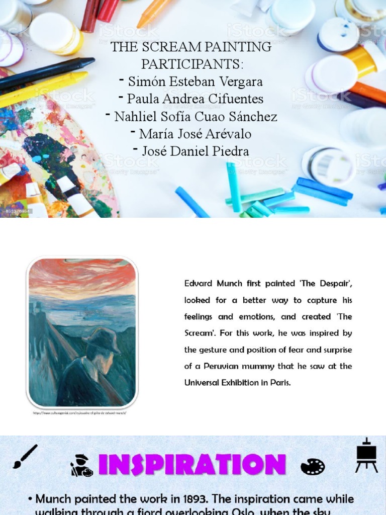 The Scream Painting Analysis | PDF