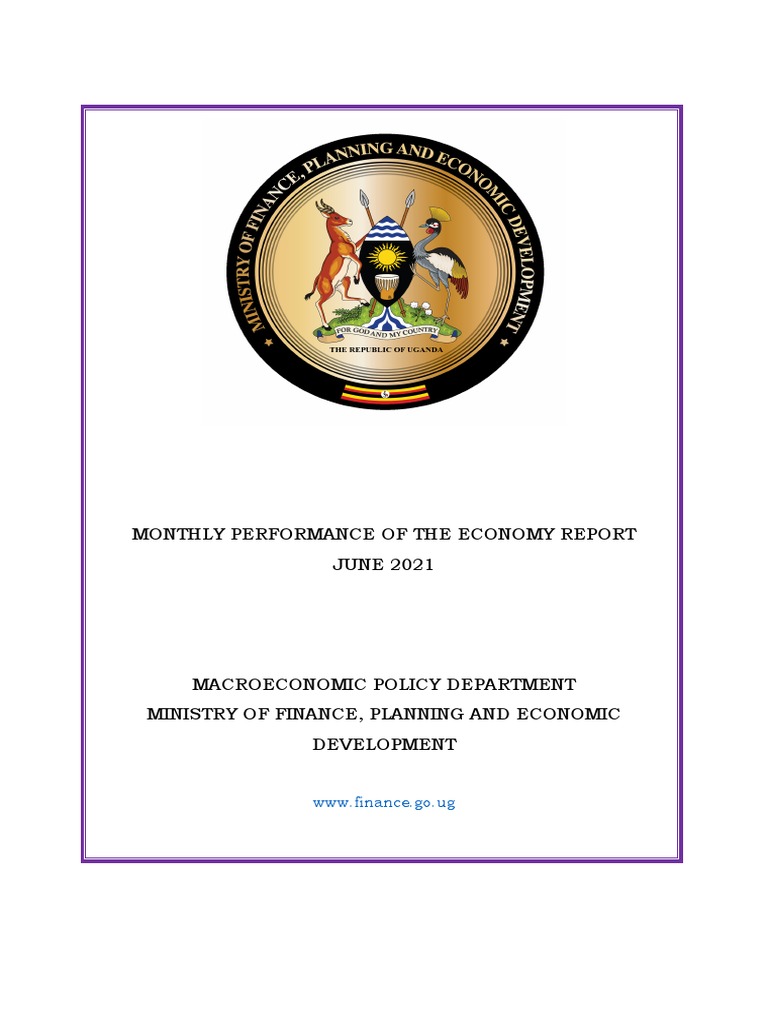 June 2021 Economy Performance Report | PDF | United States Treasury ...
