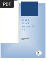 Modul Ajar Kurikulum Merdeka Animasi Fase F Visual (Asset Creation) | PDF