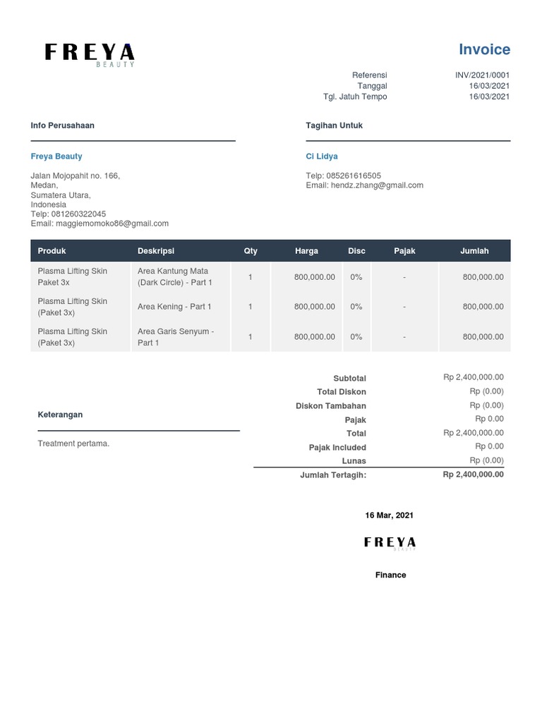 Inv Sal Inv 2021 00022 | PDF