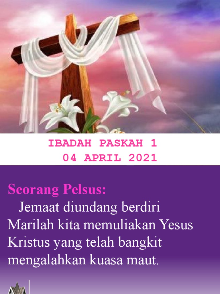 Background Ibadah Paskah 2021 | PDF