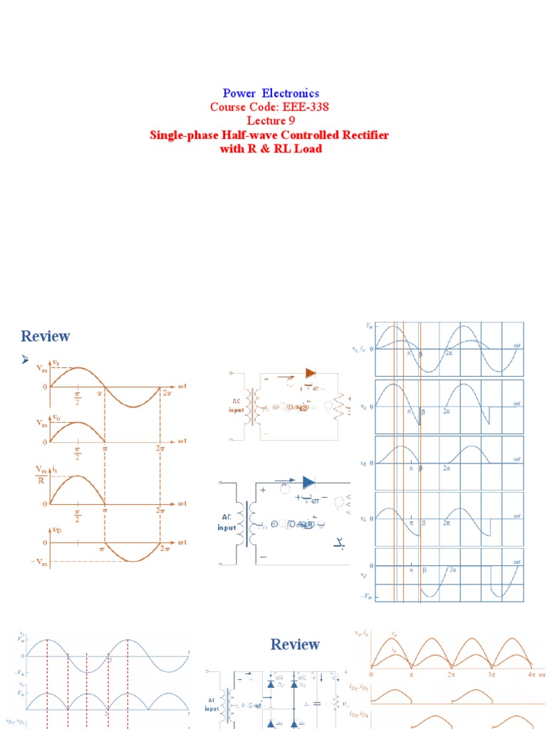 Power Electronics: Course Code: EEE-338 | PDF | Rectifier | Electrical ...