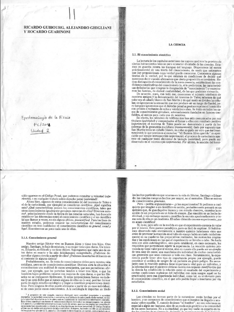 Guibourg, Ghigliani y Guarinoni - IPC - Cap 3 | PDF